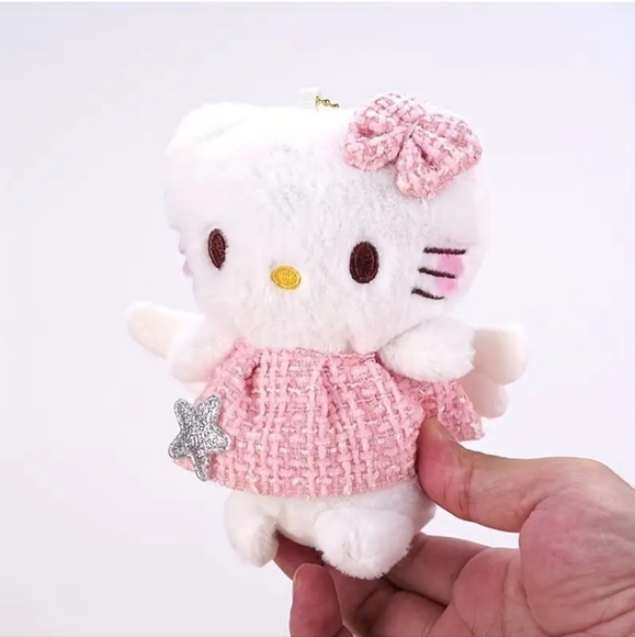 Hello Kitty | Accessories | New Hello Kitty Angel Plush Keychain Sanrio ...